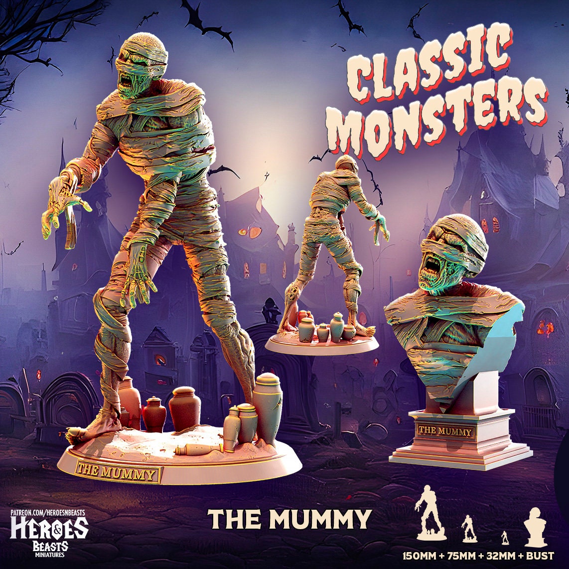 Mummy - Classic Monster Collection - Heroes and Beasts – Open Range ...
