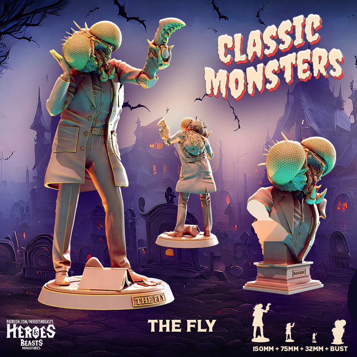 The Fly - Classic Monster Collection - Heroes and Beasts – Open Range ...